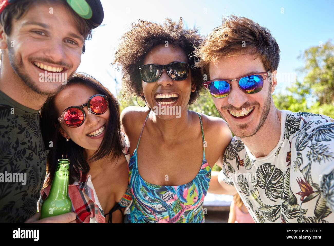 Fun poolside hi-res stock photography and images - Alamy