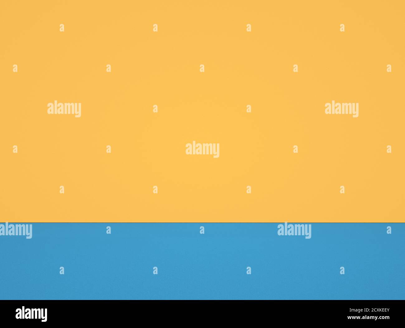 Abstract horizontally divided bi-color retro background. Copy space for ...