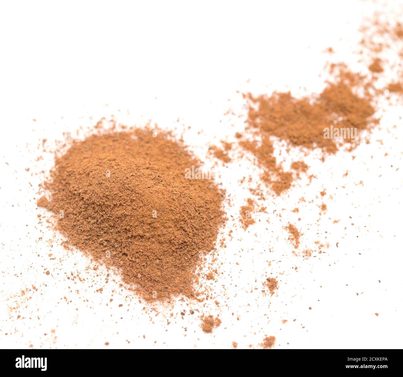 Ground cinnamon isolated on white background Stock Photo - Alamy