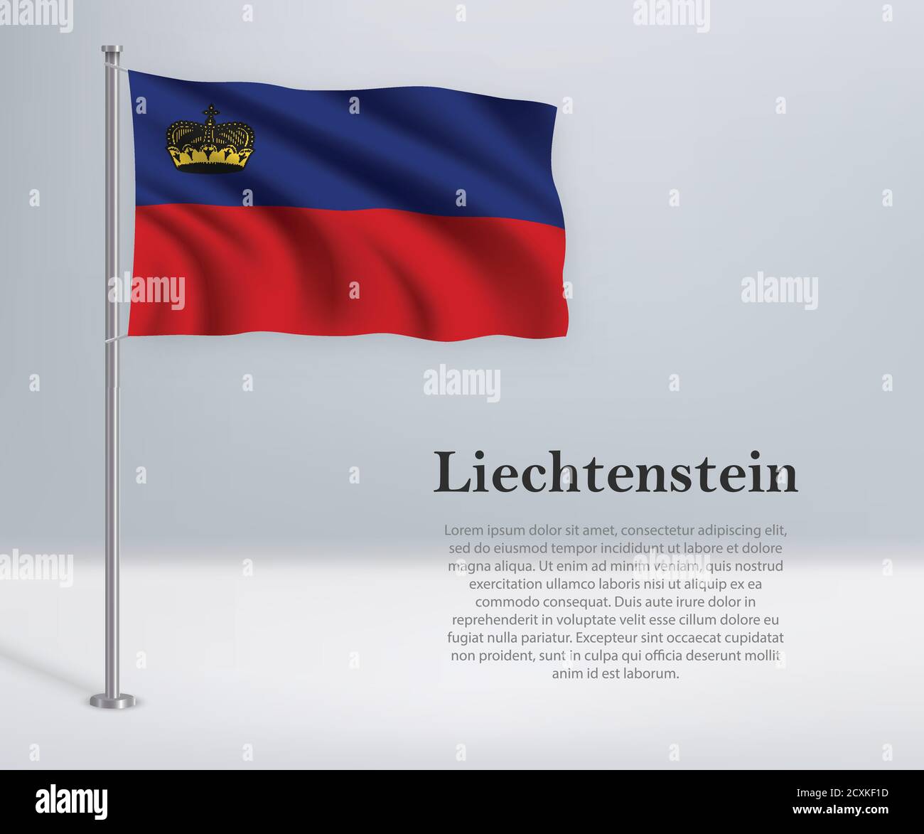 White liechtenstein flag hi-res stock photography and images - Alamy