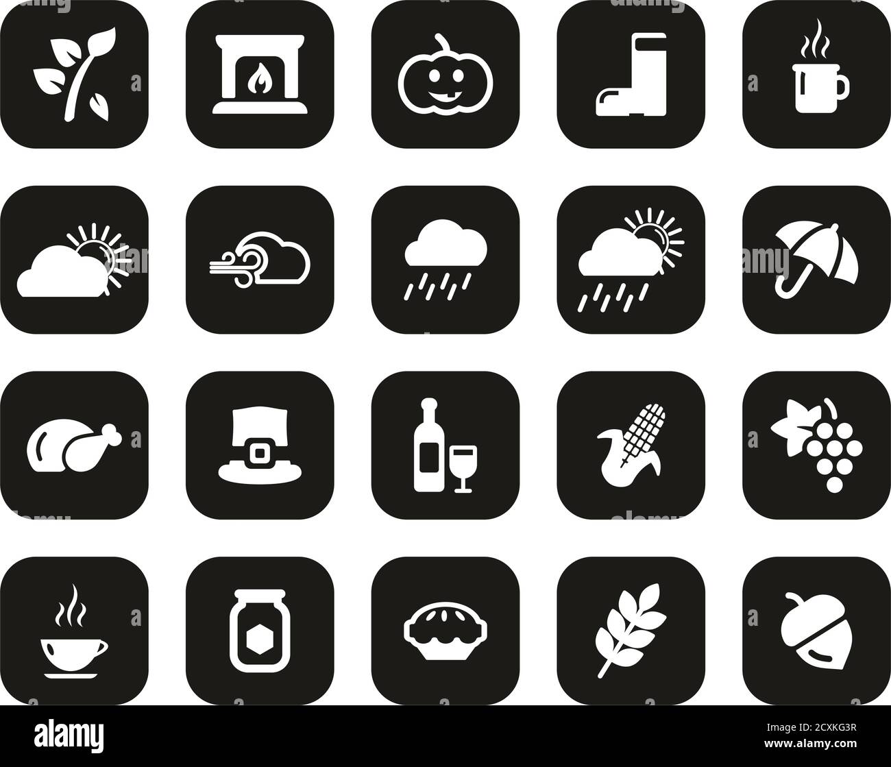 Big oak flat Stock Vector Images - Alamy