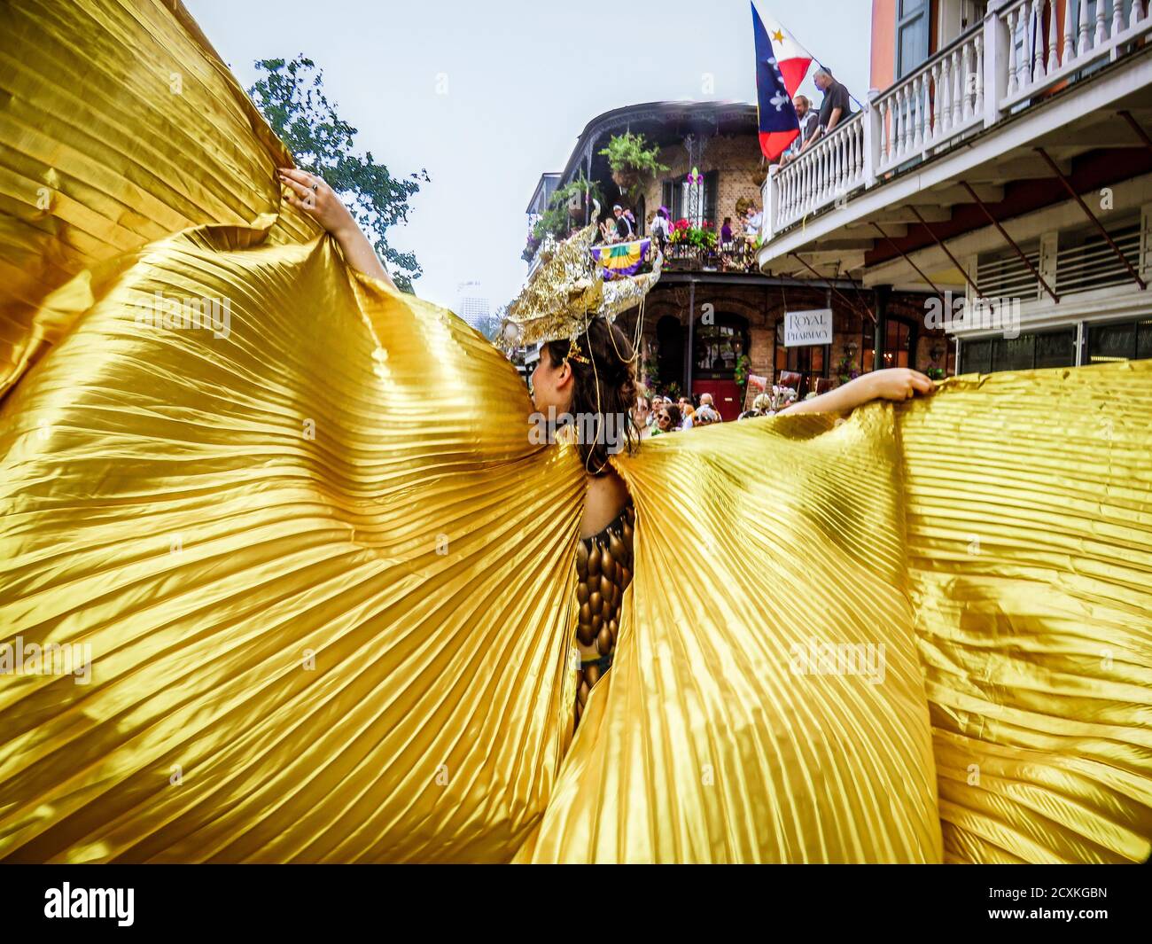 Mardi Gras celebration in New Orleans Stock Photo - Alamy