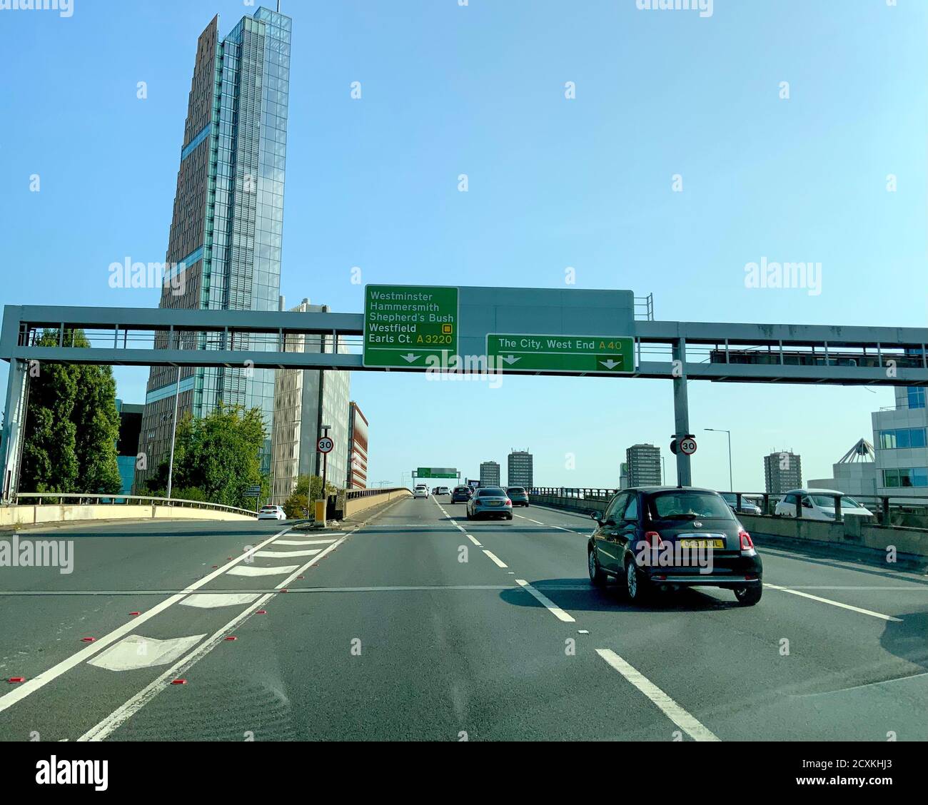 Driving through Central London, United Kingdom Stock Photo - Alamy