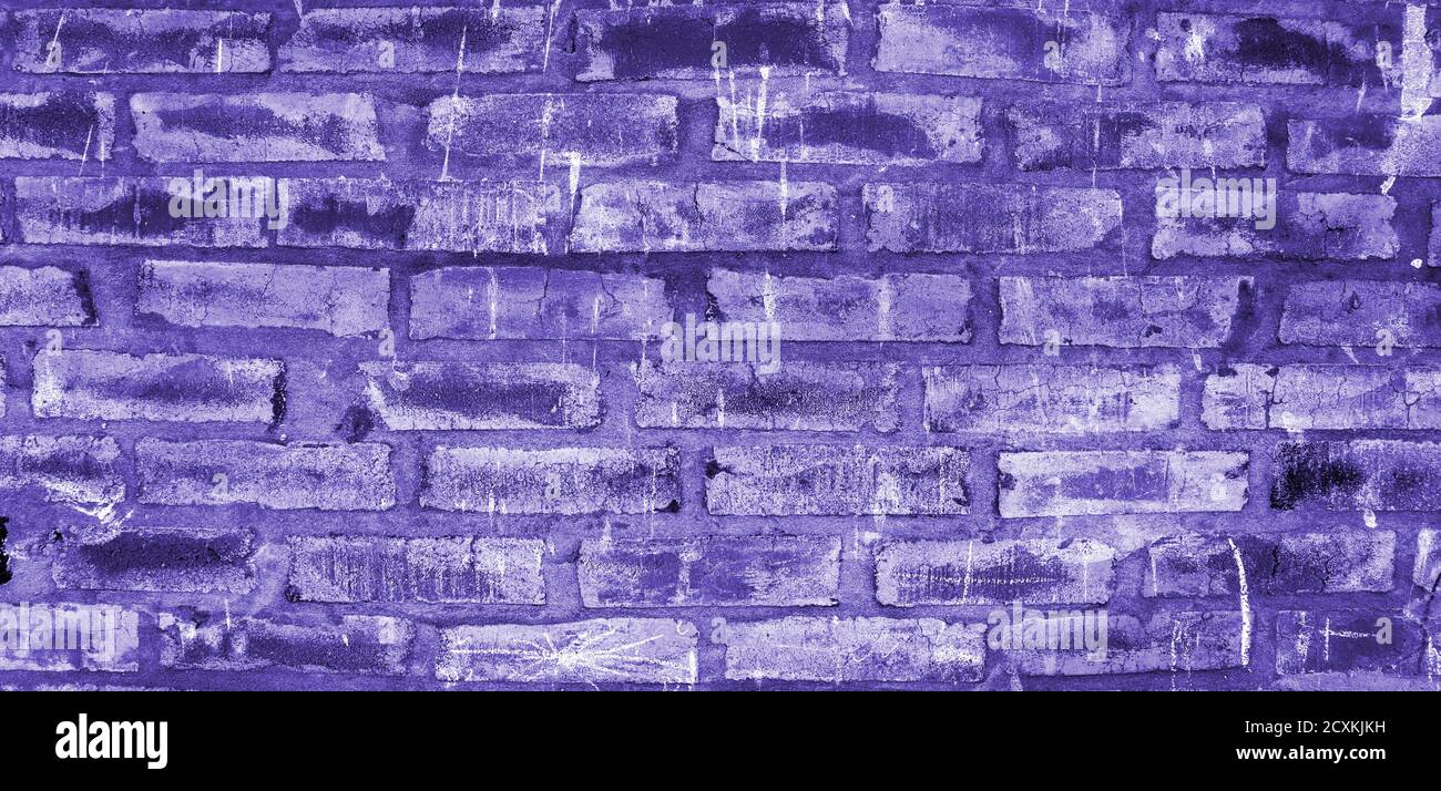 Abstract blue scratched brick wall surface backdrop. Beautiful blue ...