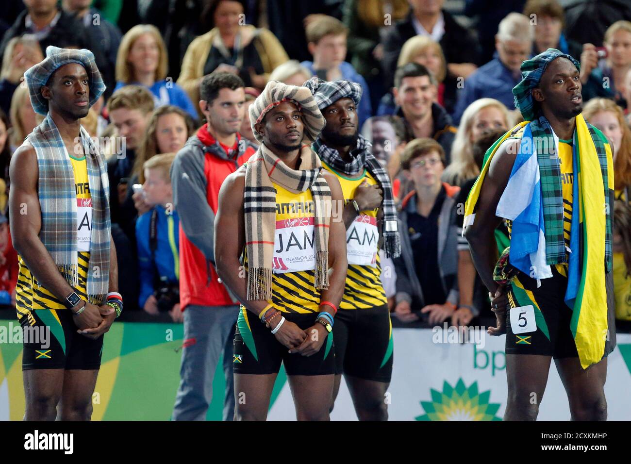 Glasgow commonwealth games tartan hi-res stock photography and images ...