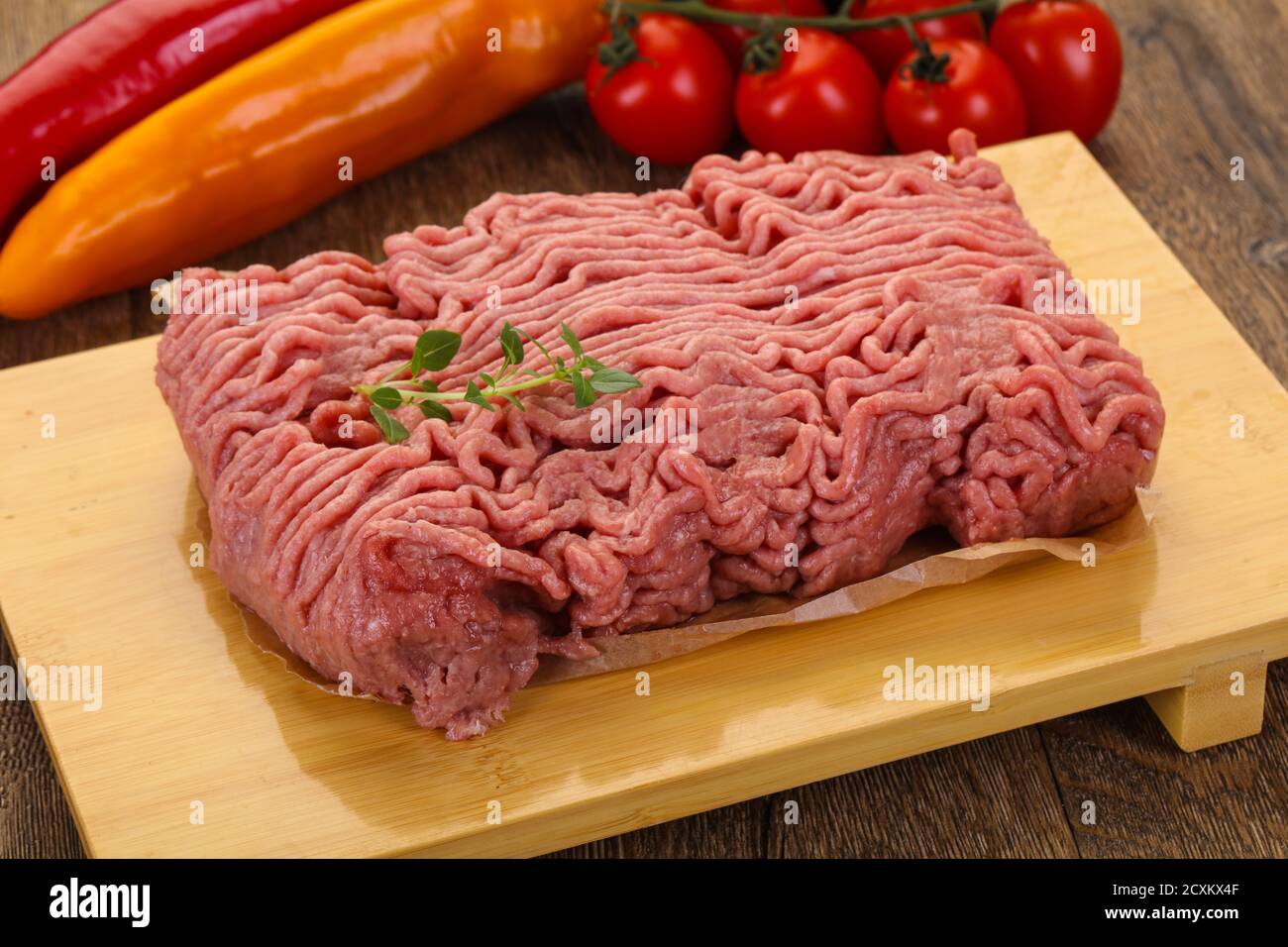 Raw turkey minced meat for cooking Stock Photo - Alamy