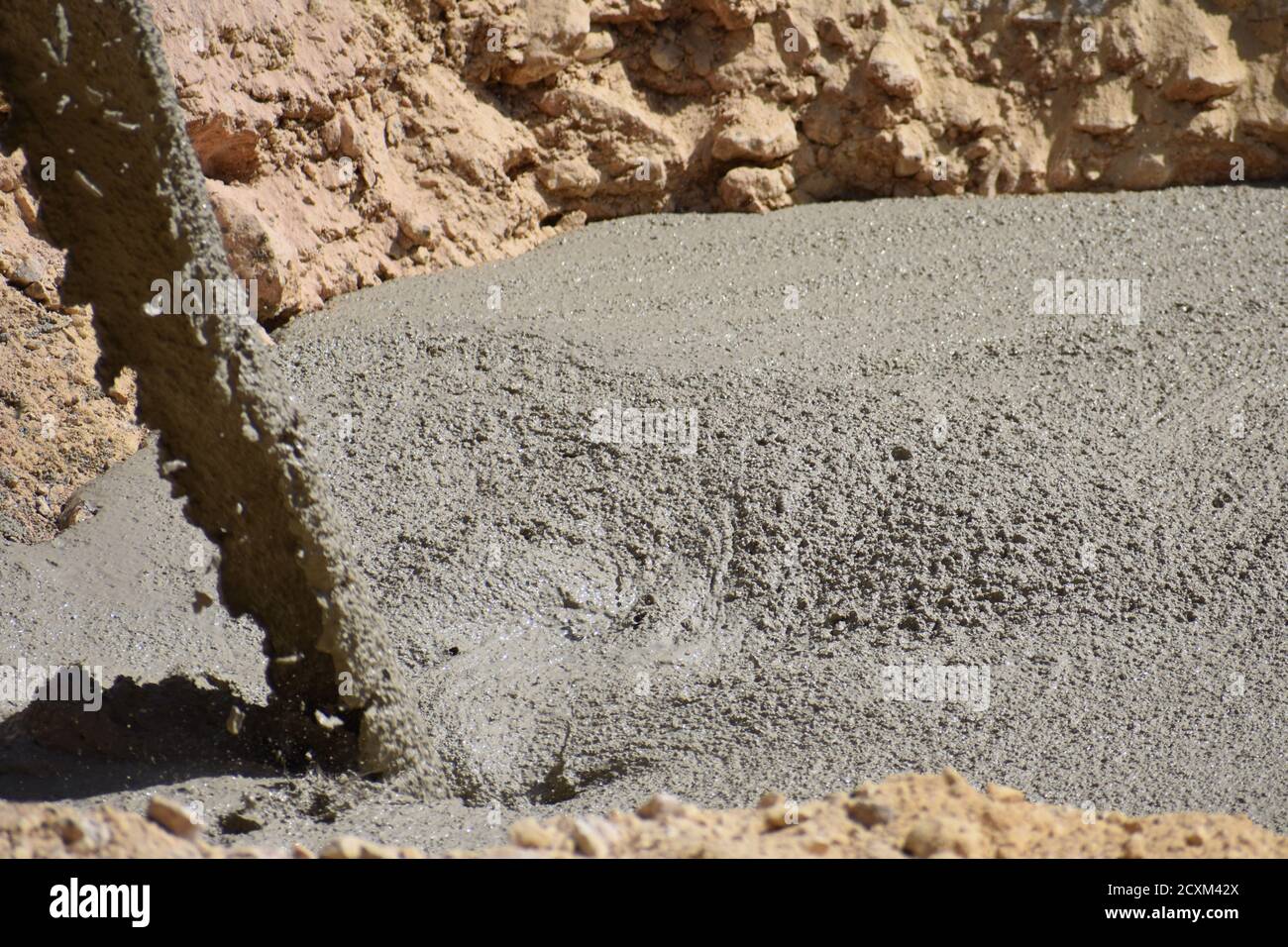Cement Filling Hole Stock Photo - Alamy