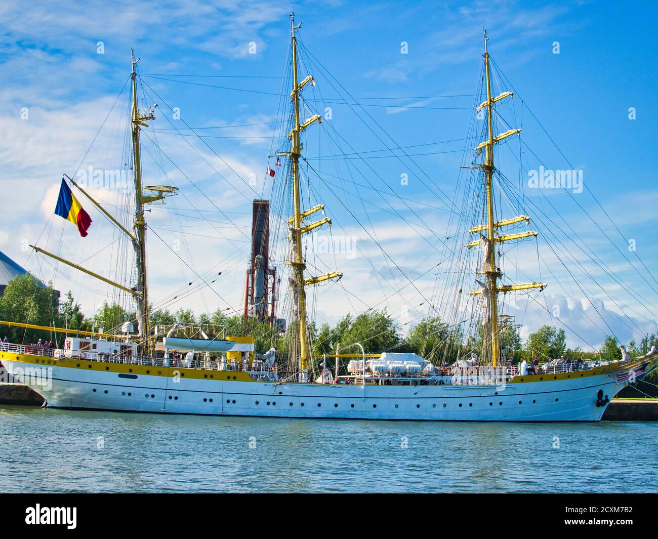 ROUEN, FRANCE - JUNE Circa, 2019. Three Masted Barque Mircea from ...