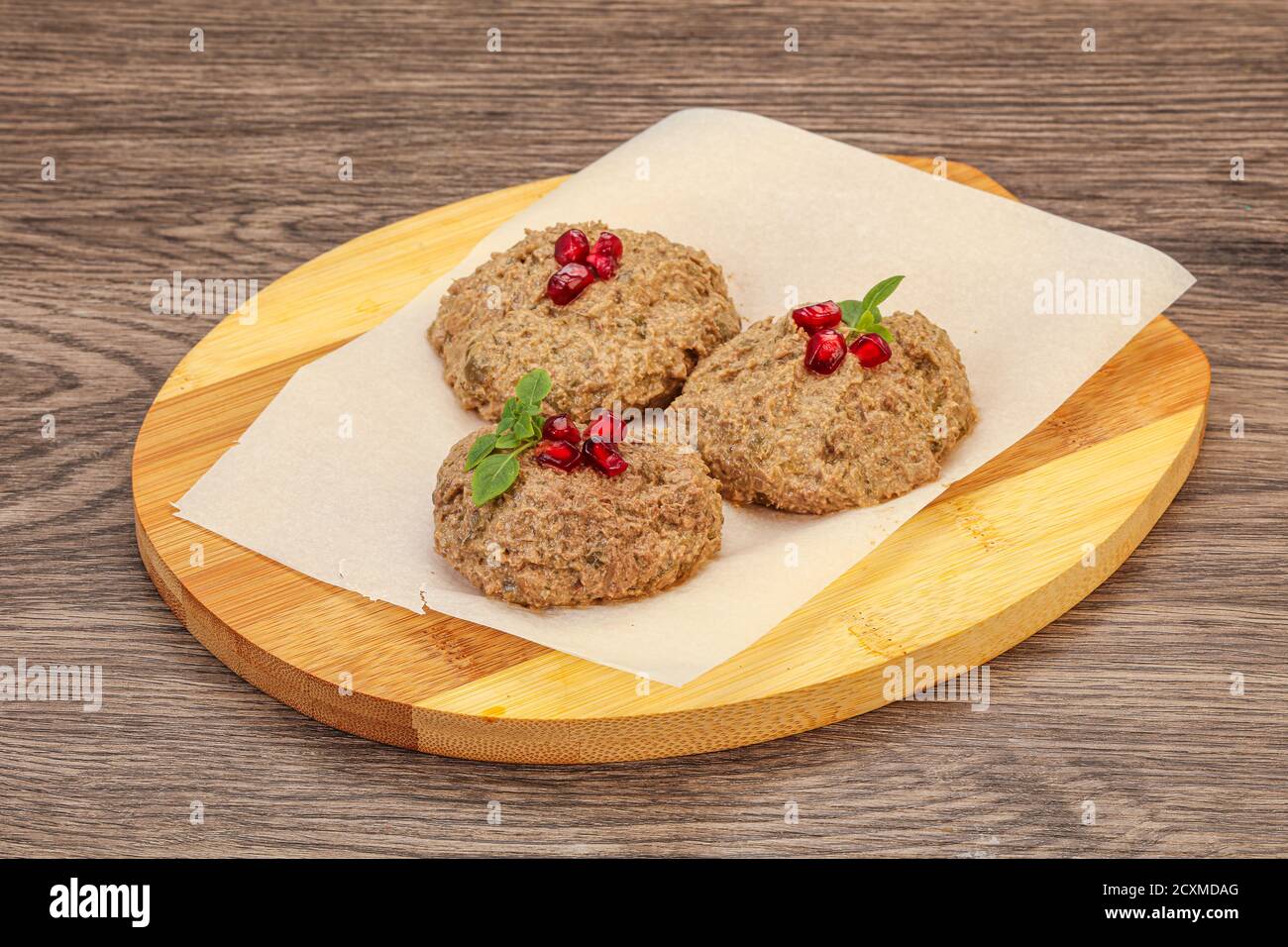 Georgian cuisine - pkhali from beans and spices Stock Photo - Alamy