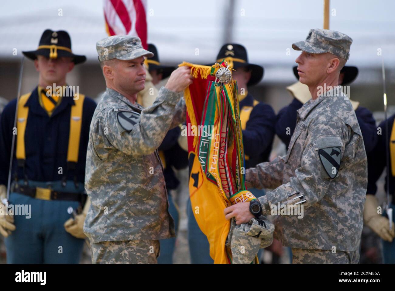 Unit colors 1st cavalry division hi-res stock photography and images ...