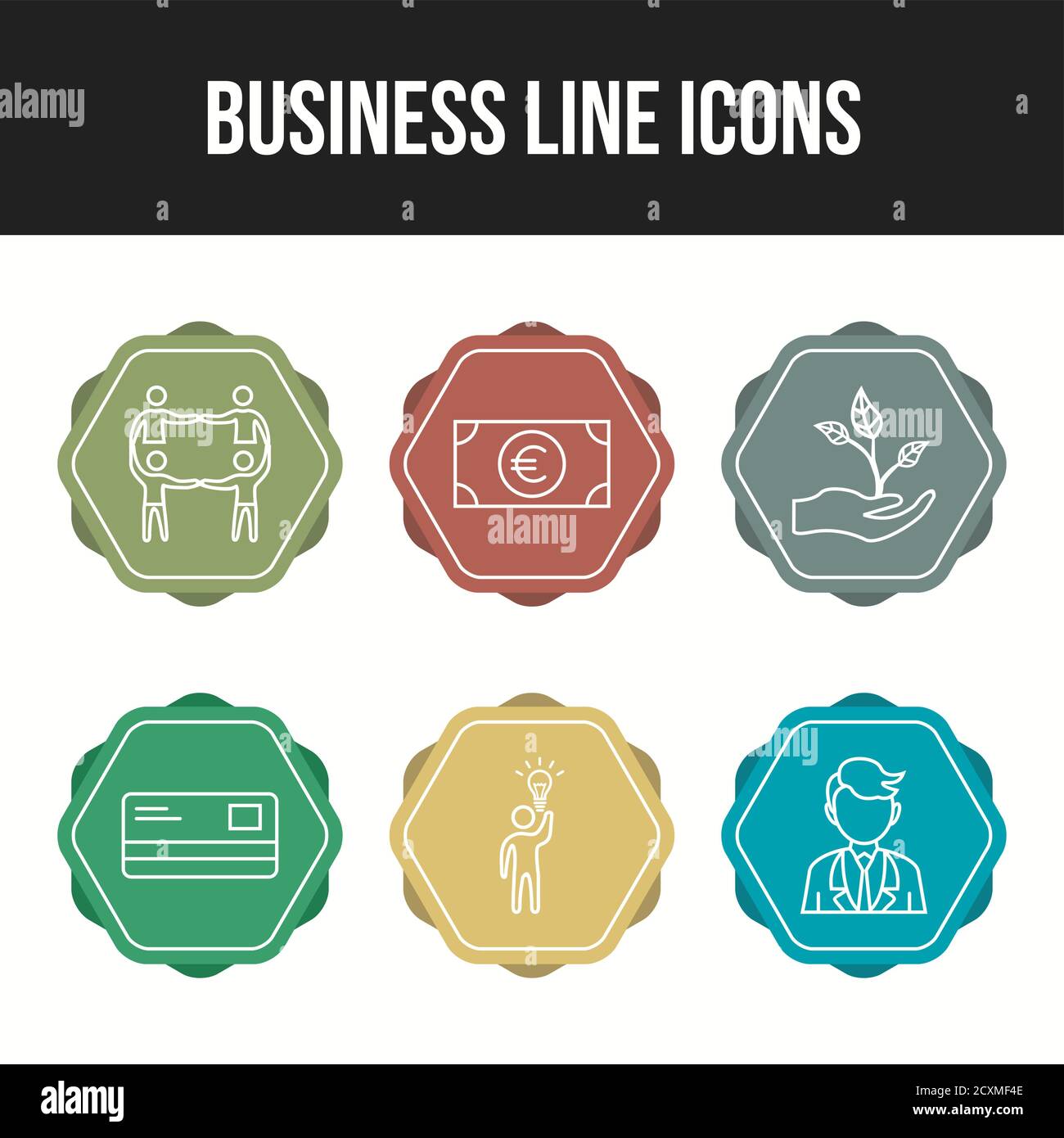 Unique 6 icons for personal and commercial use Stock Vector Image & Art ...