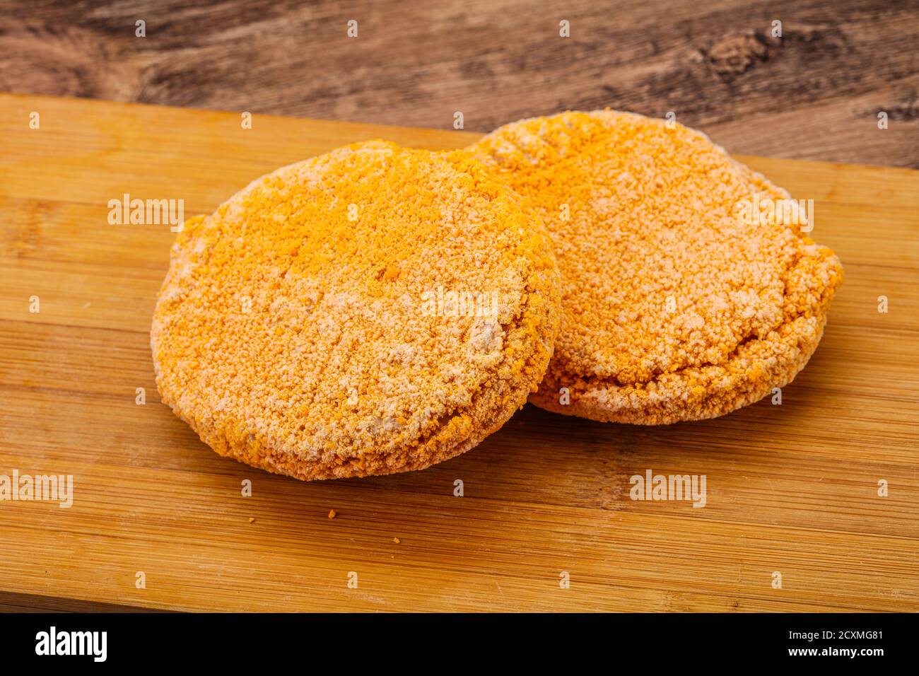 Raw homemade chicken cutlet for roast Stock Photo - Alamy