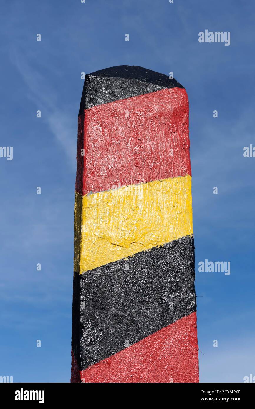 German village boundary hi-res stock photography and images - Alamy