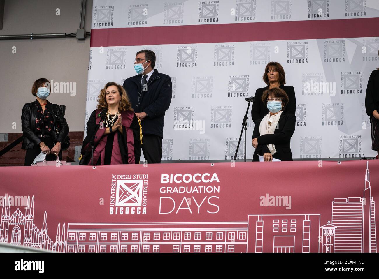 Milan, Italy. 01st Oct, 2020. Milan - Graduation day. Bicocca ...
