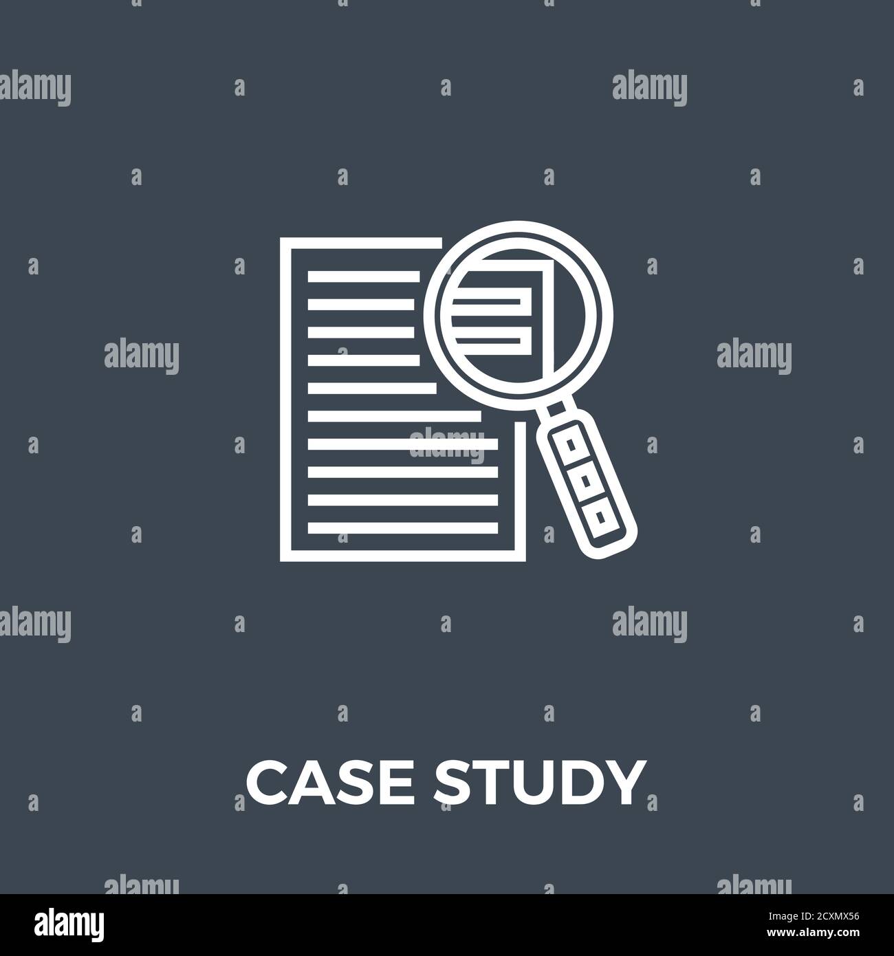 Case Study Icon Stock Vector Image & Art - Alamy