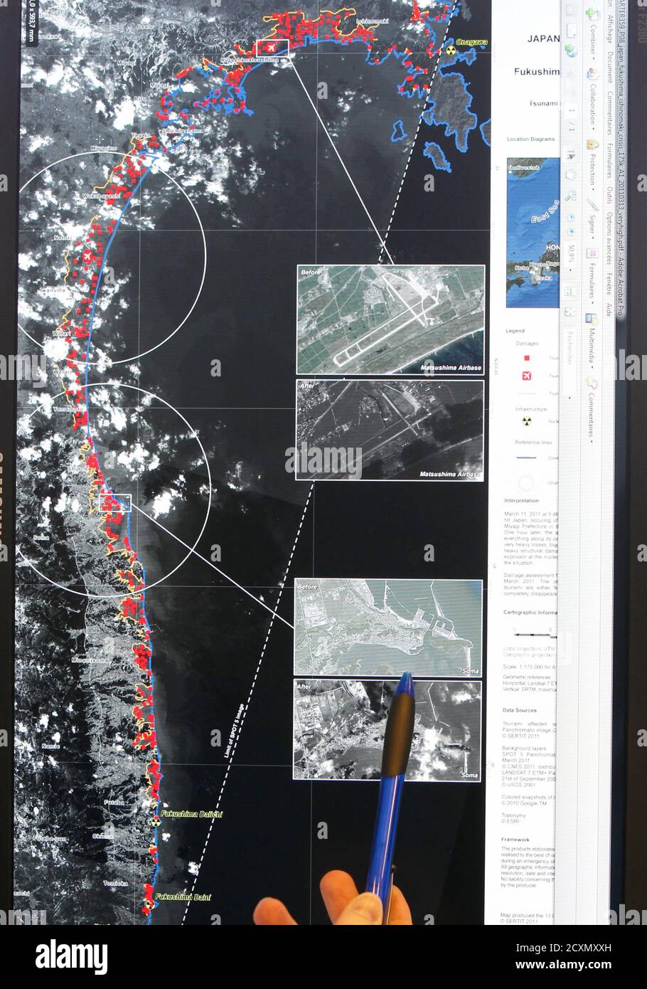 Remote sensing map hi-res stock photography and images - Alamy