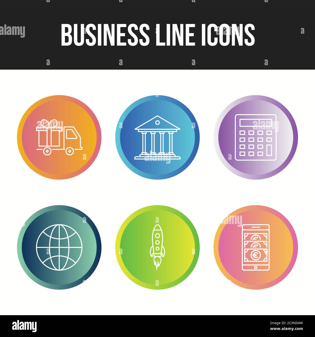 Business vector icons pack for personal and commercial use Stock Vector ...