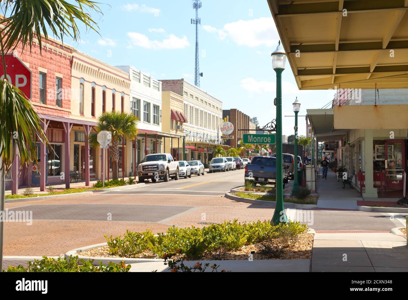 Street view in Arcadia, Florida, USA Stock Photo - Alamy