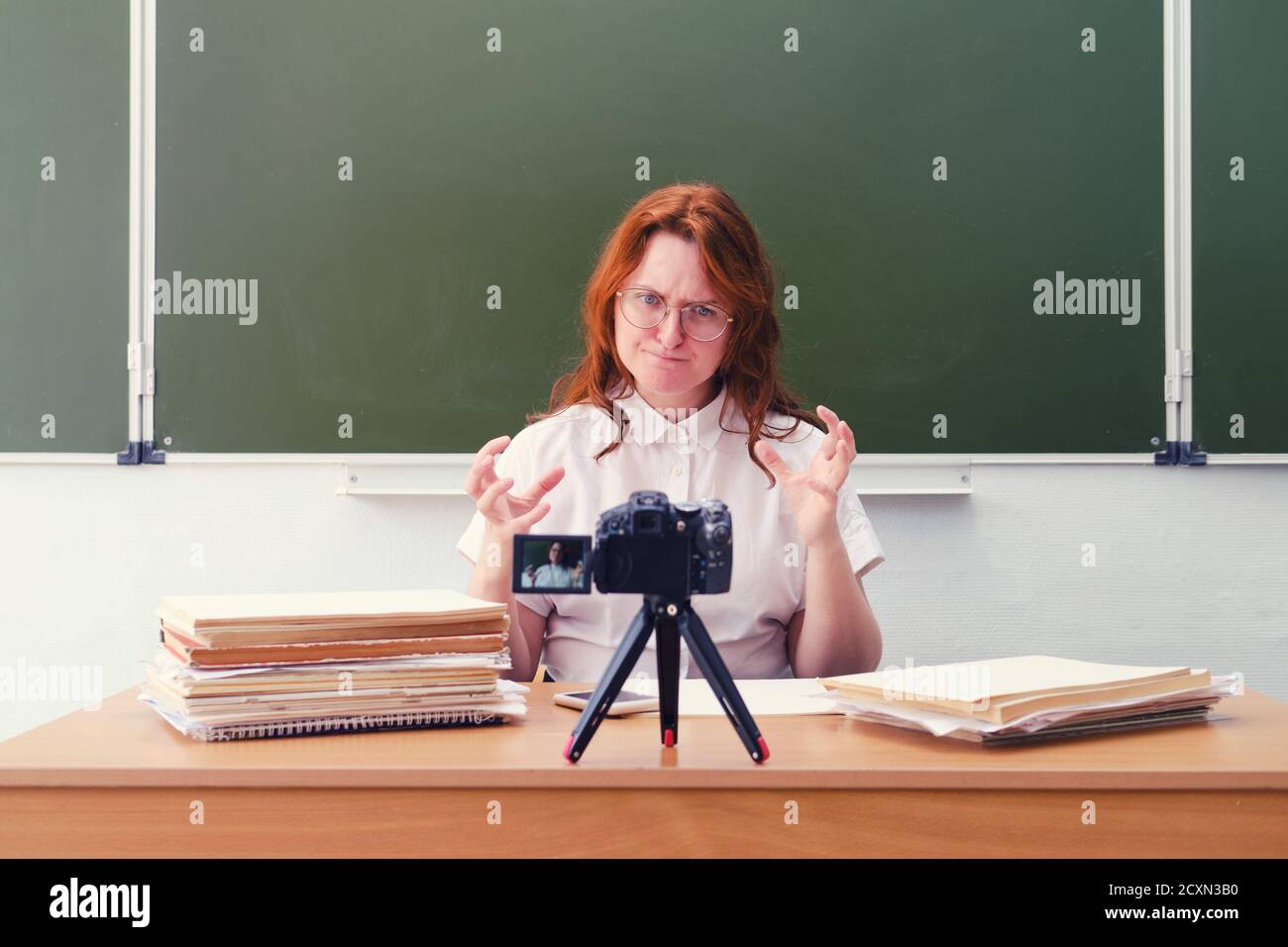 Class teacher angry hi-res stock photography and images - Alamy
