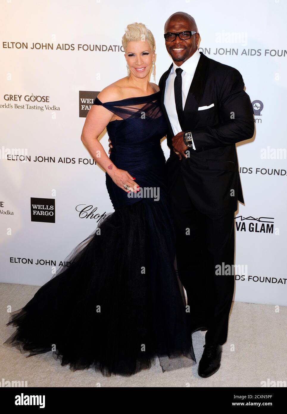 Actor Terry Crews Wife Rebecca High Resolution Stock Photography and ...