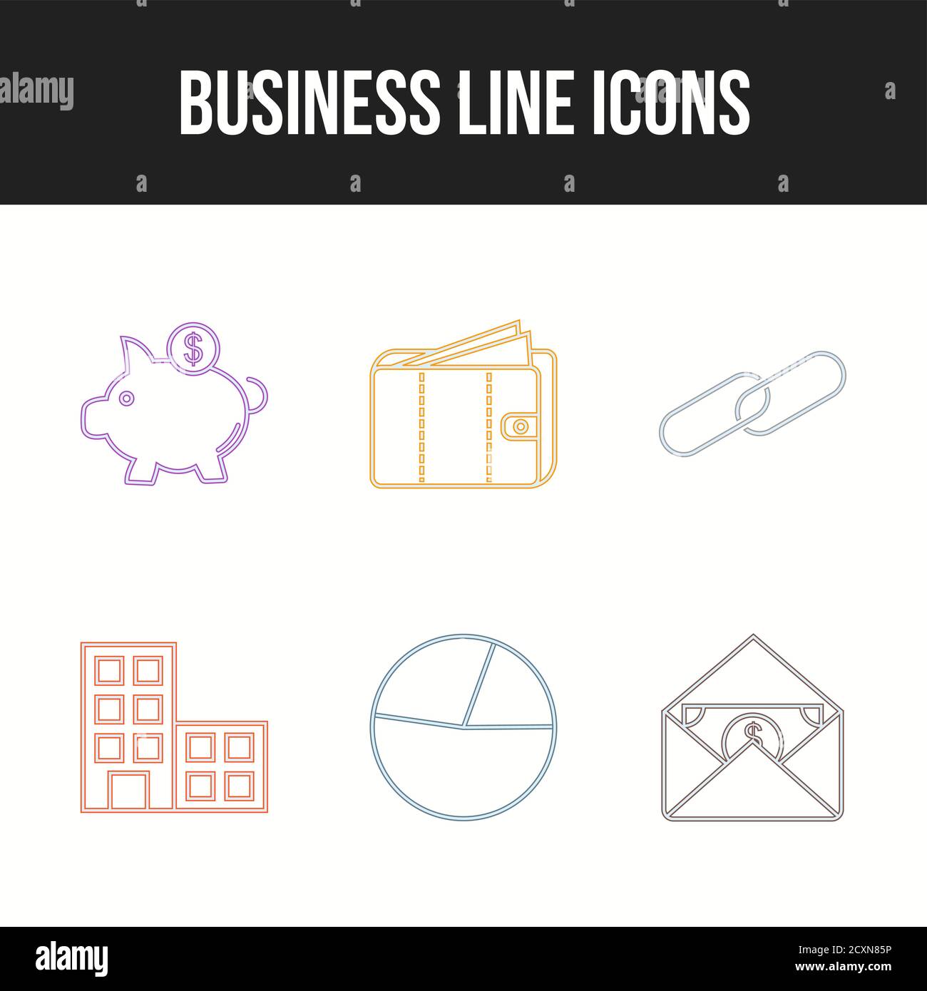 Pie chart icon commercial Stock Vector Images - Alamy