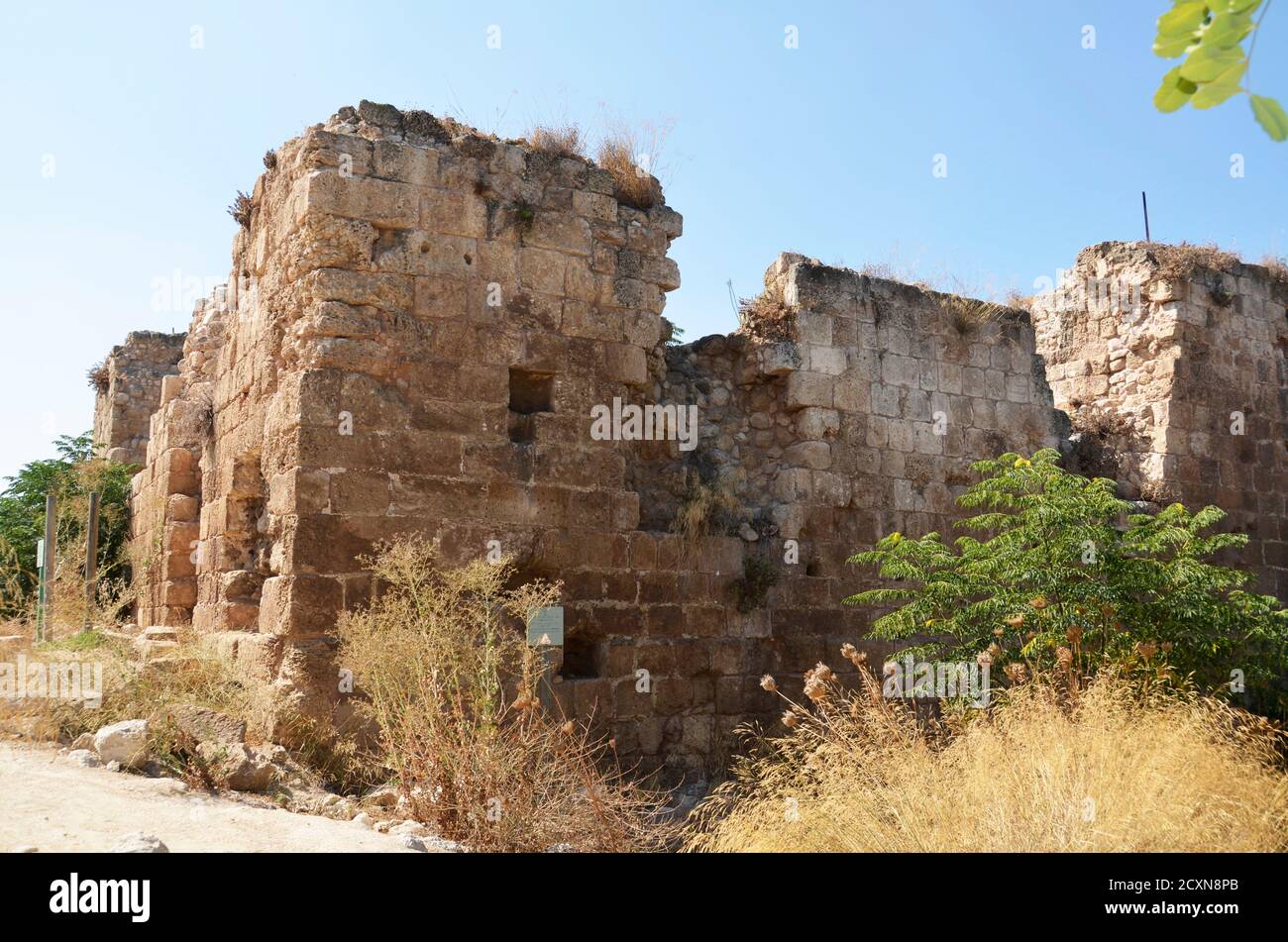 Israel, Coastal Plains, Emek Hefer, Tel Qaqun known to the Crusaders as ...