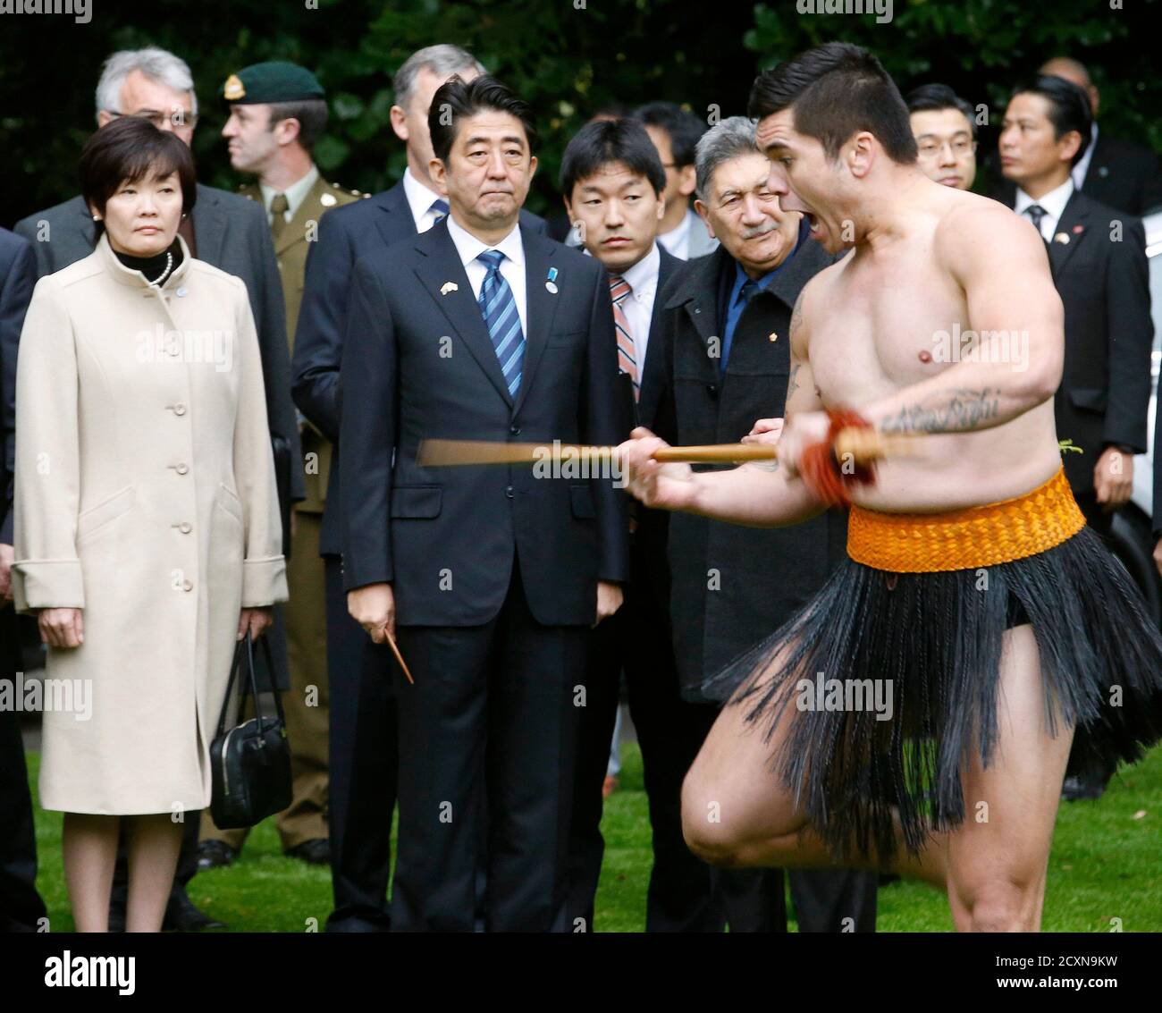 Maori powhiri welcome hi-res stock photography and images - Alamy