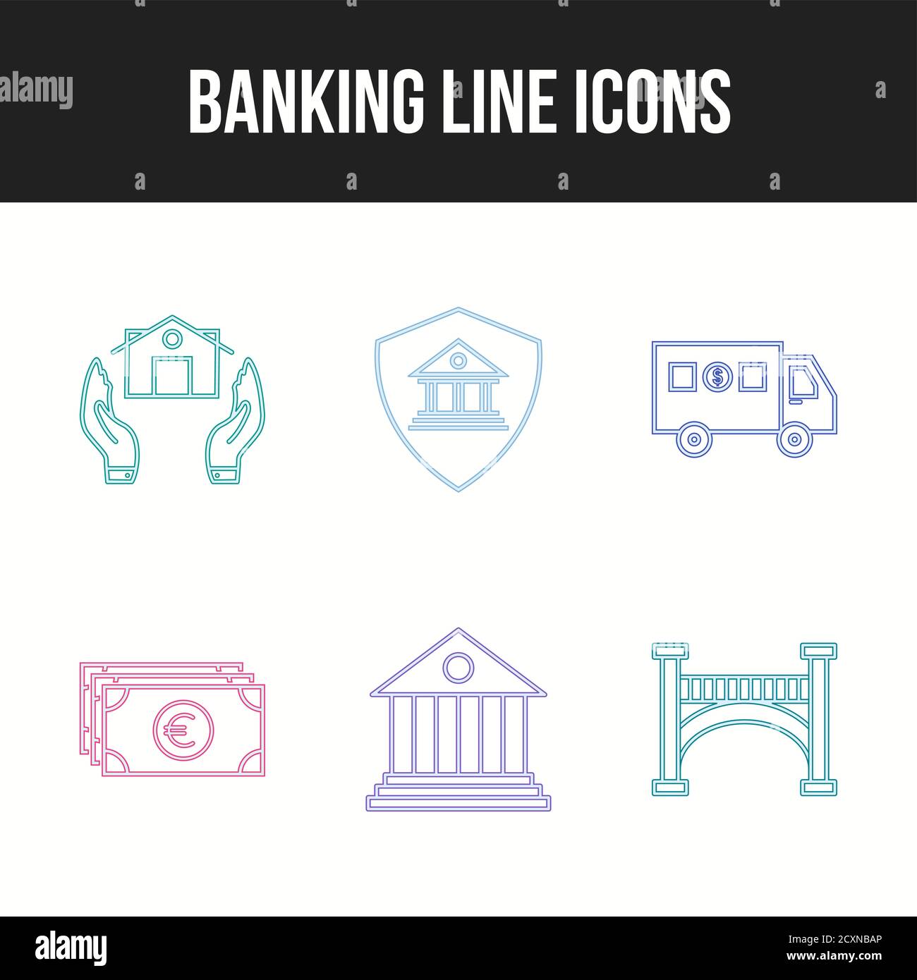 Unique Banking icons for personal and commercial use Stock Vector Image ...
