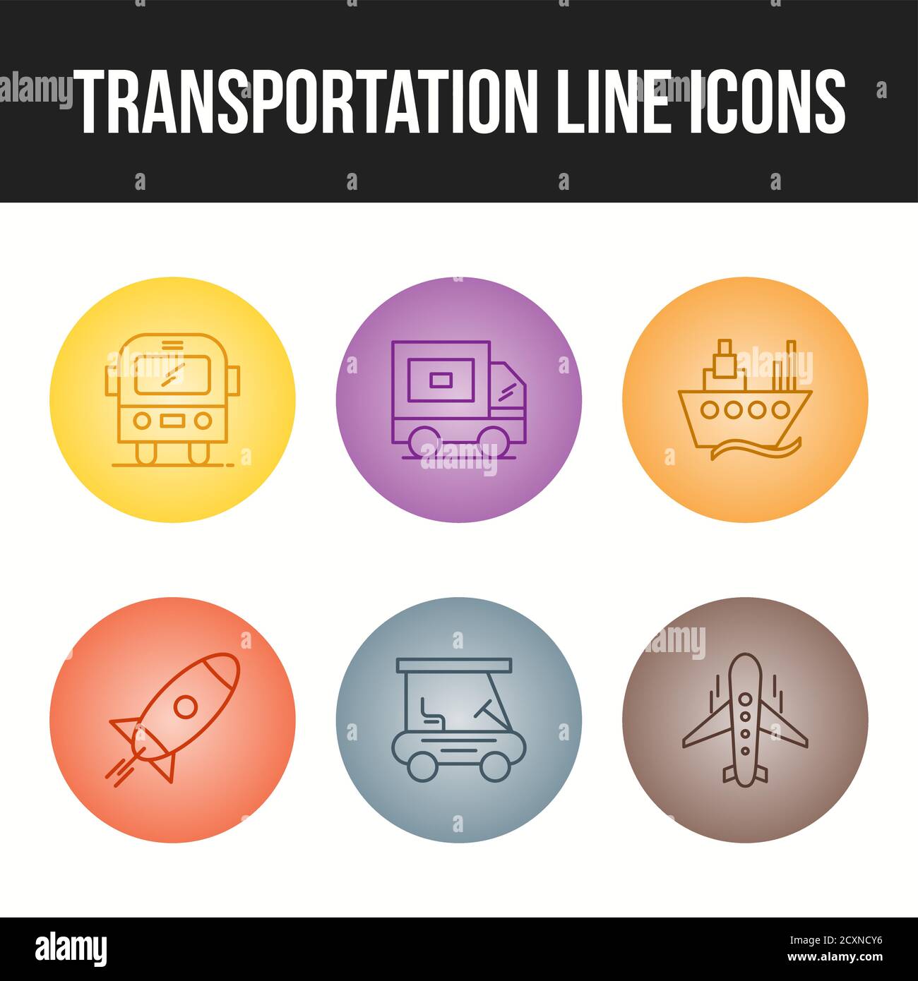 Transportation icon set of unique line icons Stock Vector Image & Art ... Transportation icon set of unique line icons Stock Vector Image & Art ...