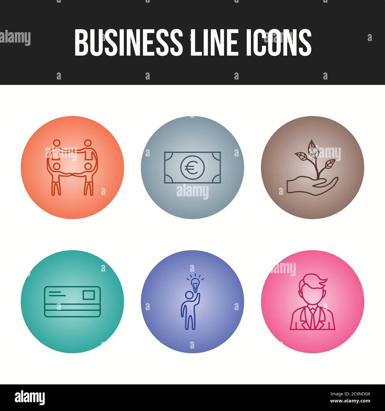 Unique 6 icons for personal and commercial use Stock Vector Image & Art ...