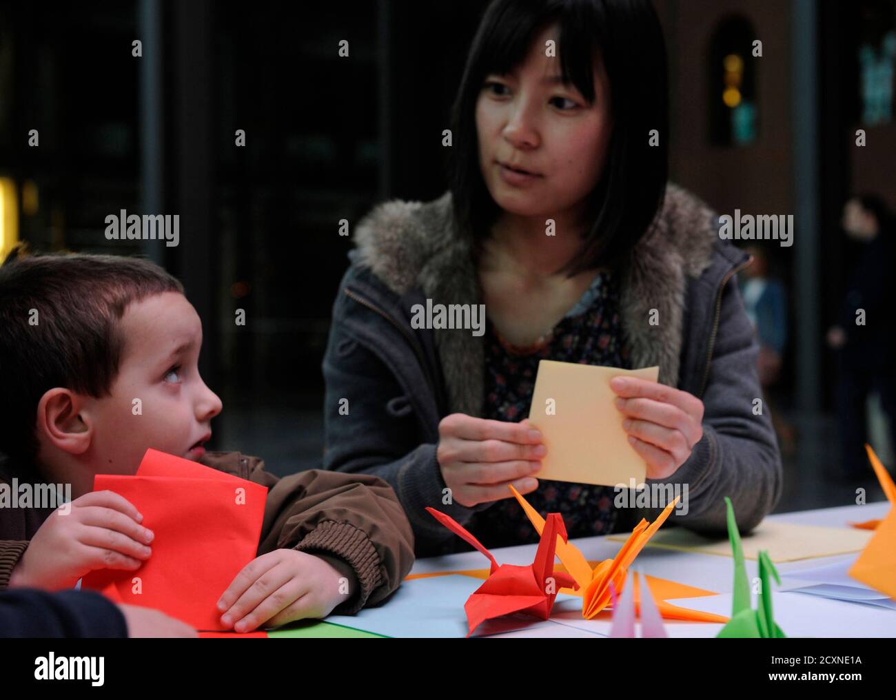 Senbazuru origami cranes hi-res stock photography and images - Alamy