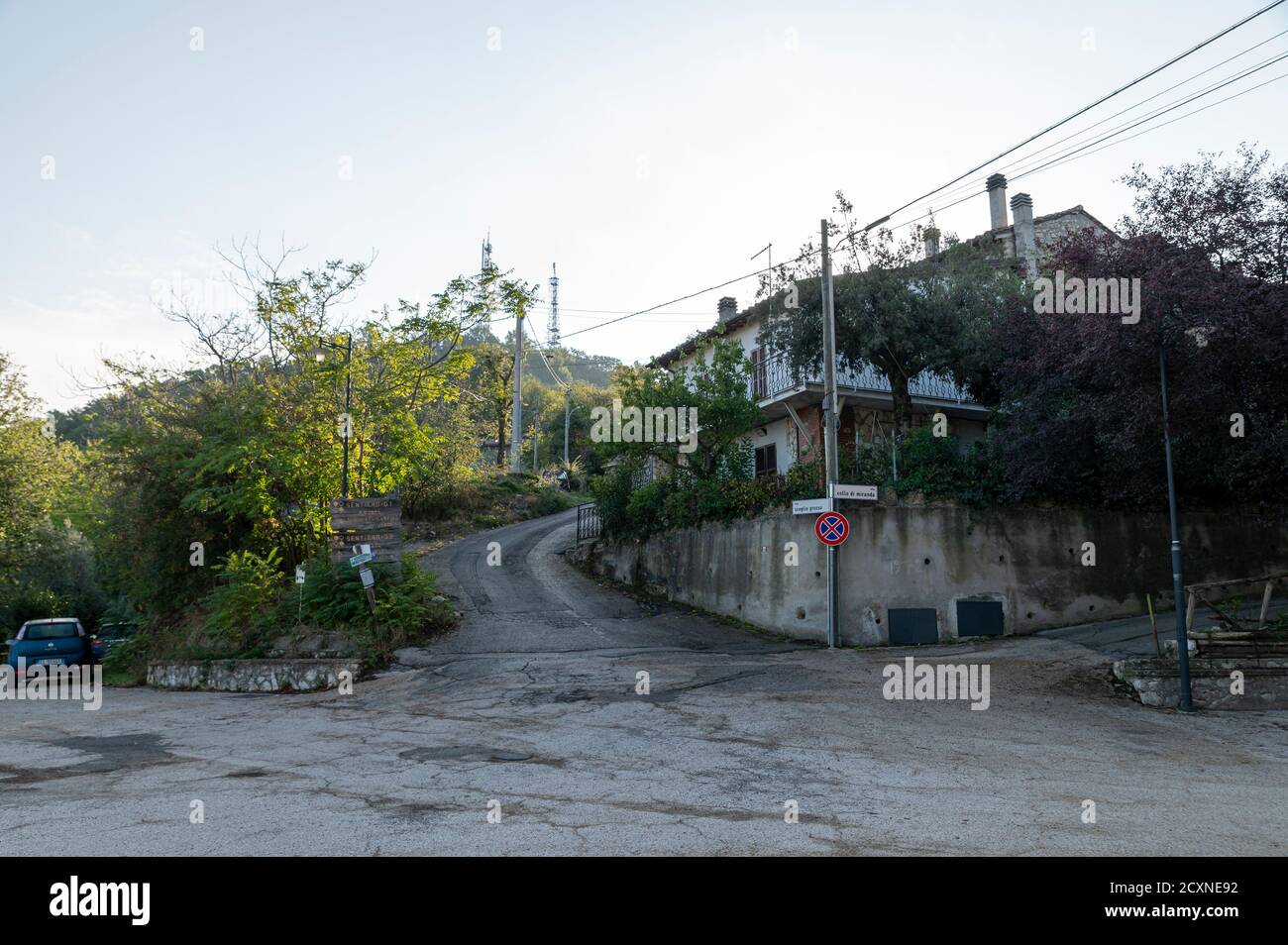 miranda,italy october 01 2020:architecture of alleys, squares and ...