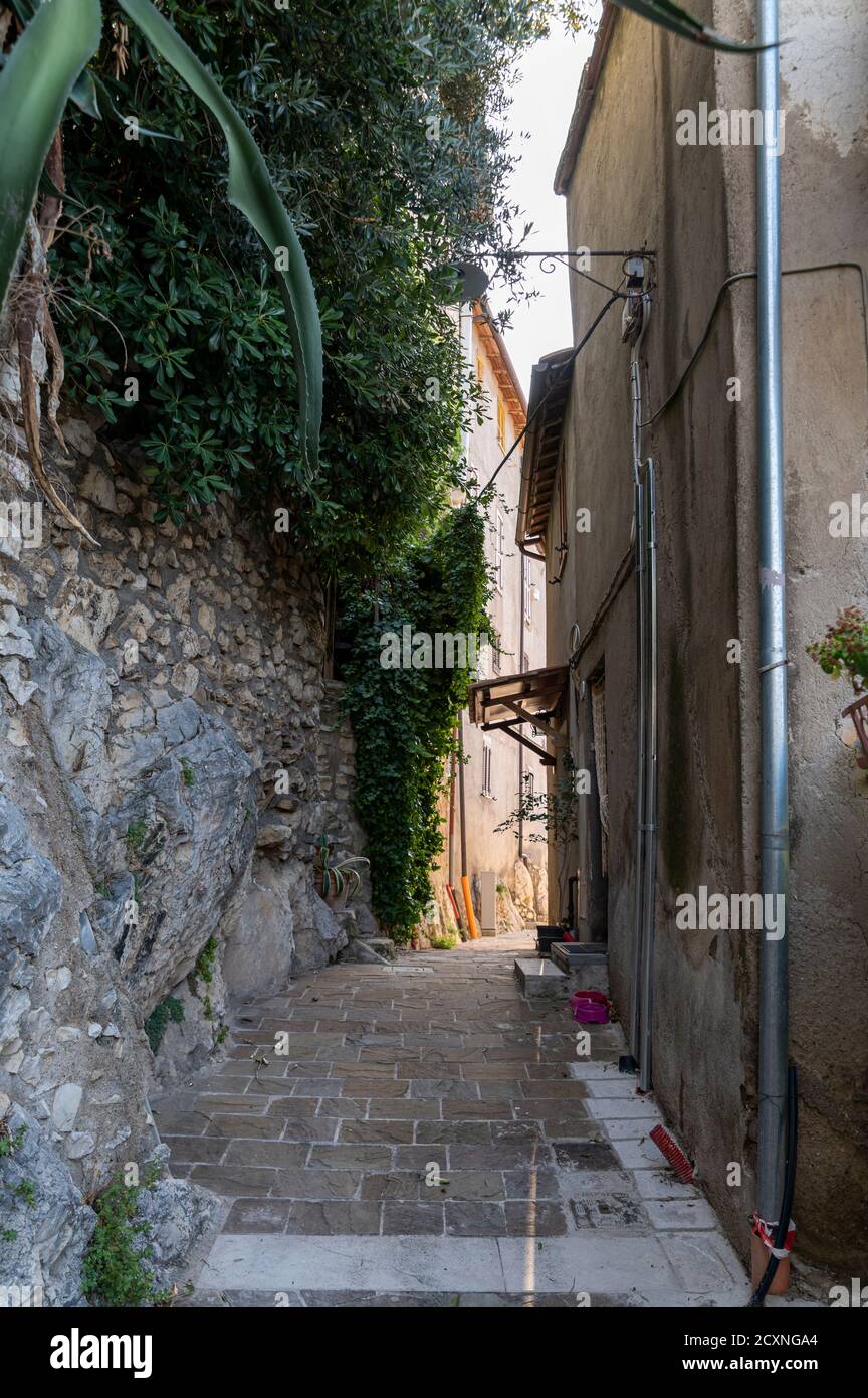 miranda,italy october 01 2020:architecture of alleys, squares and ...