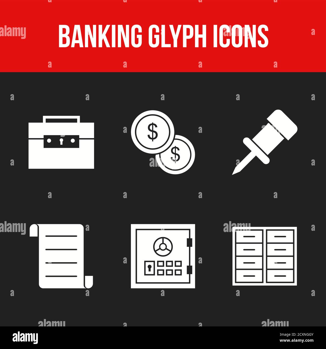Unique Banking icons for personal and commercial use Stock Vector Image ...