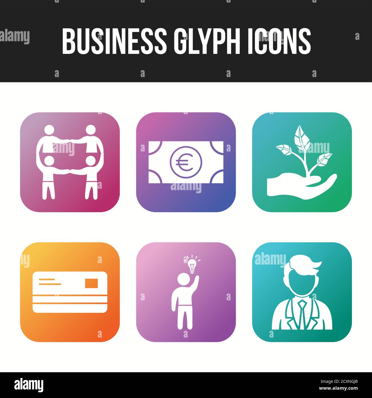 Unique 6 icons for personal and commercial use Stock Vector Image & Art ...