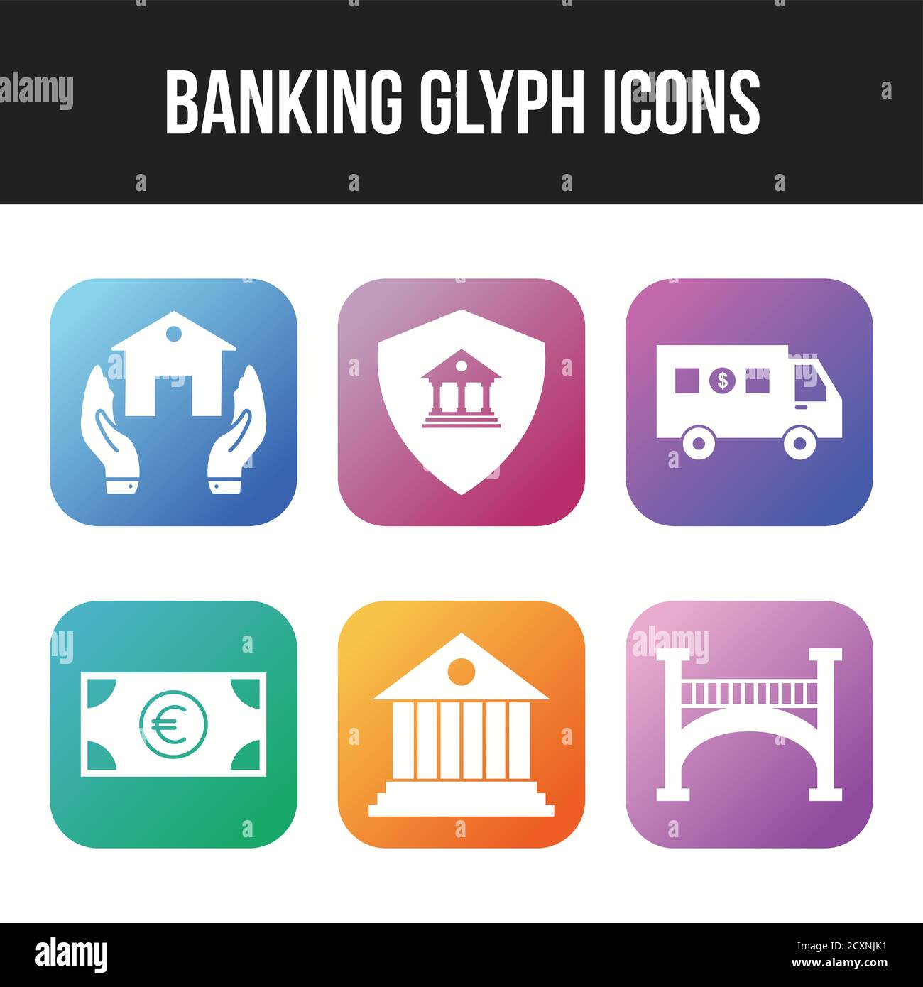 Unique Banking icons for personal and commercial use Stock Vector Image ...