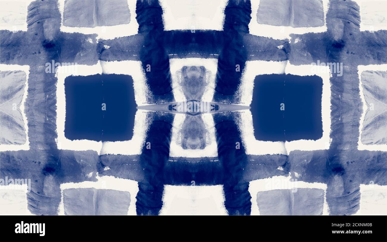 Seamless indigo dirty art. Abstract art Stock Photo - Alamy