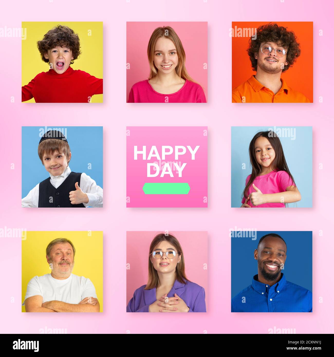 Human Smiles Collage