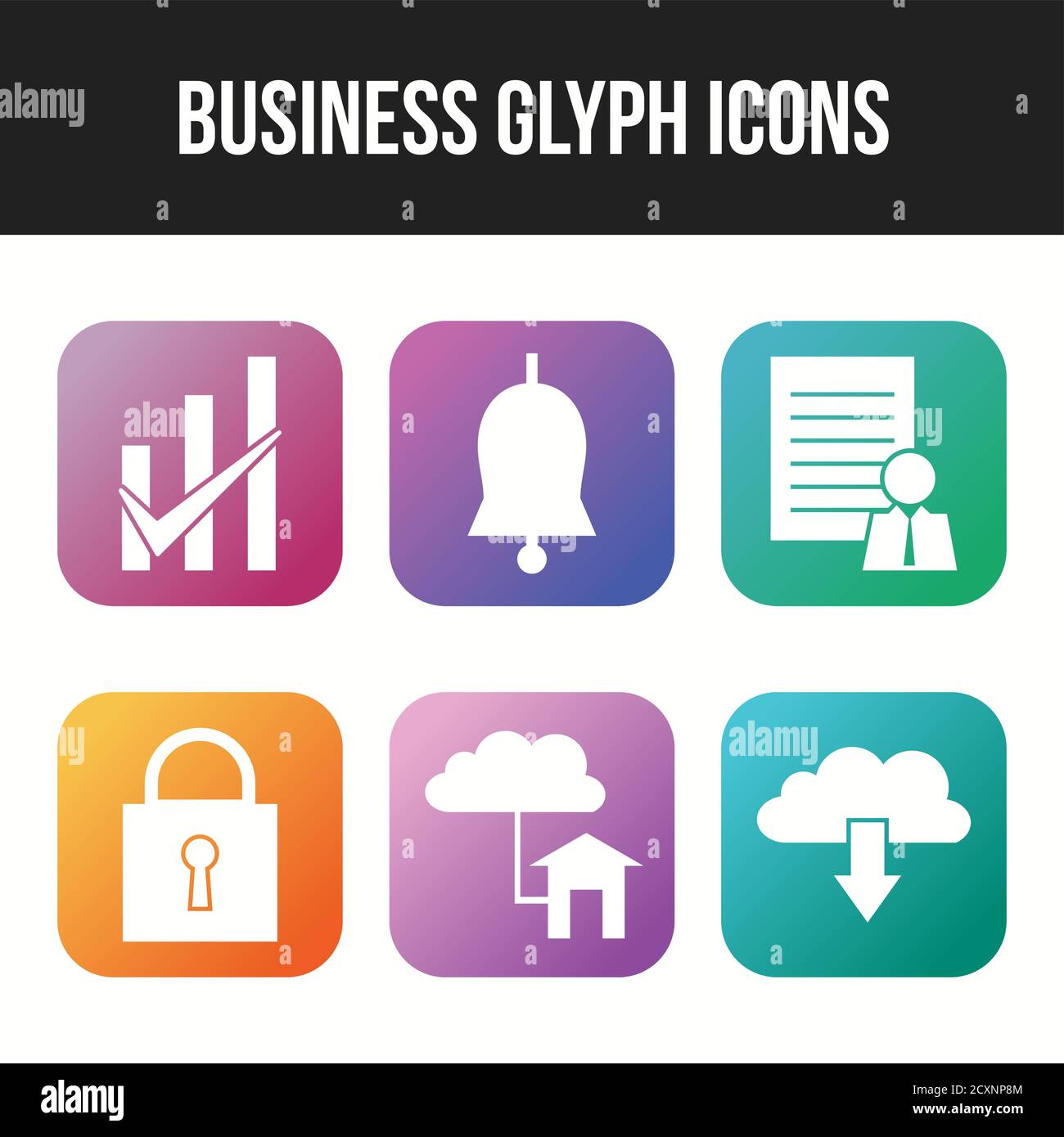 Beautiful Business icons for commercial use Stock Vector Image & Art ...