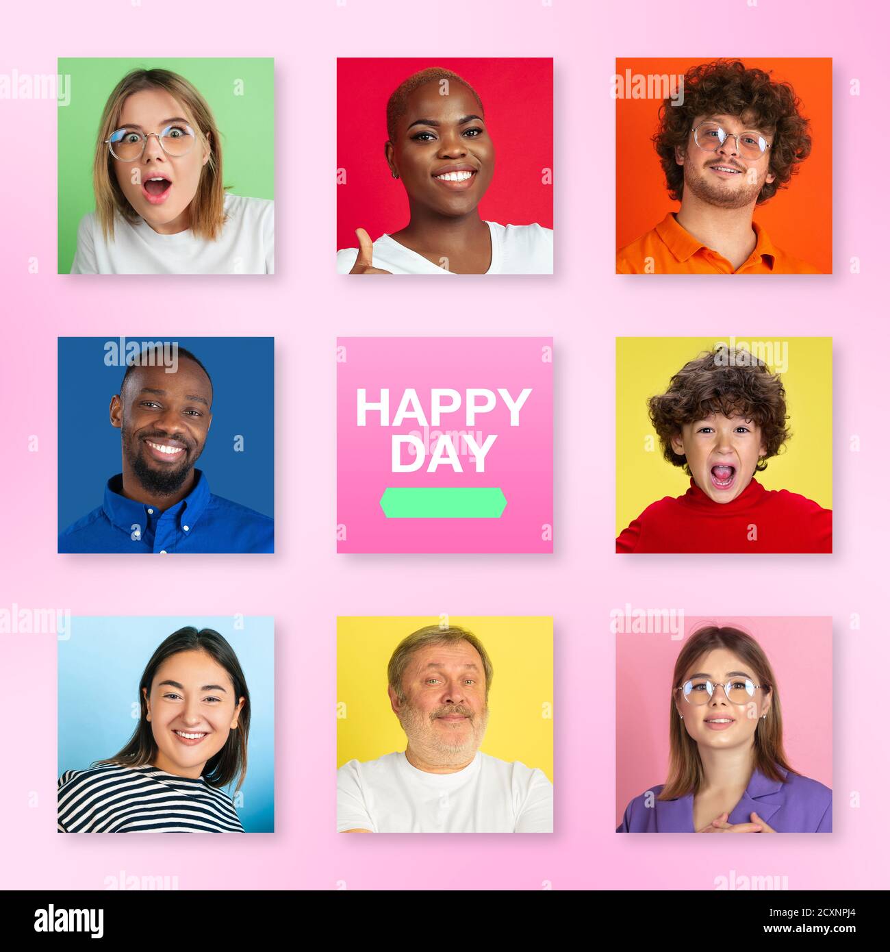 Human Smiles Collage