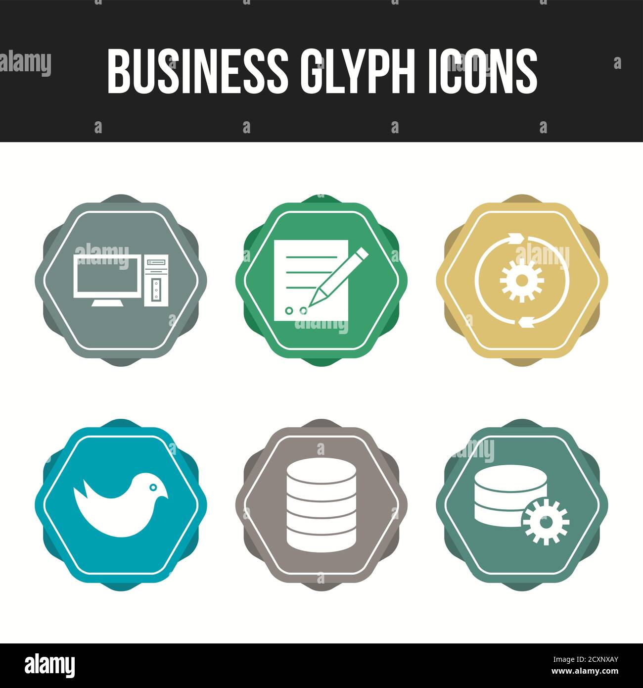 Beautiful Business icons for commercial use Stock Vector Image & Art ...