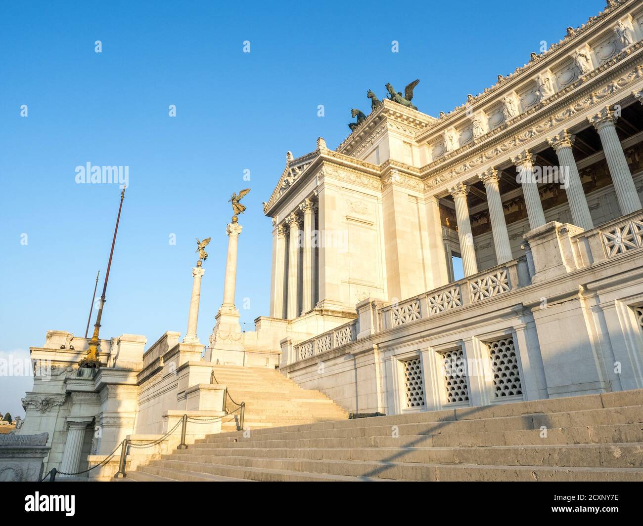 The Victor Emmanuel II National Monument or Vittoriano, is the ...
