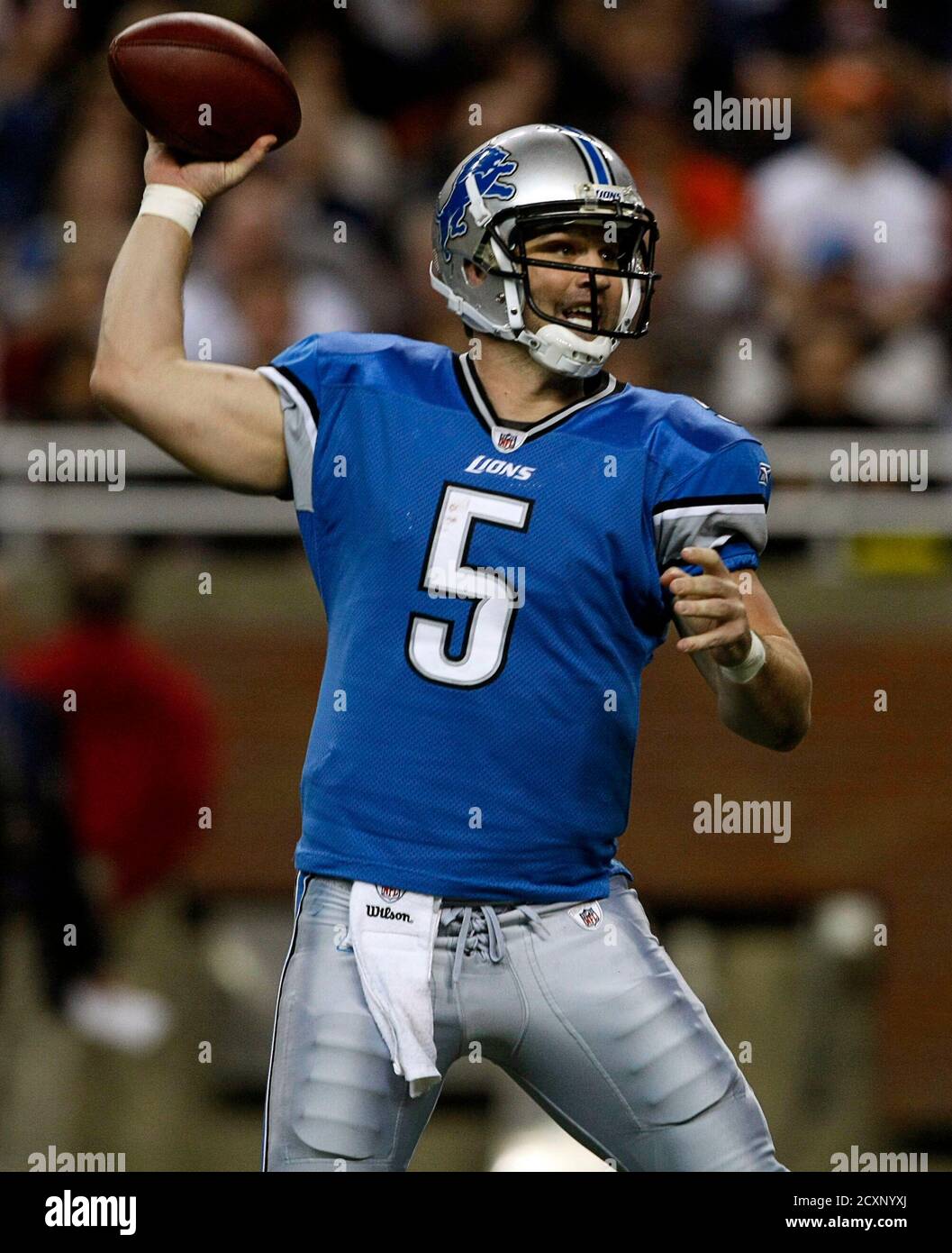 Detroit lions quarterback drew stanton hi-res stock photography and ...