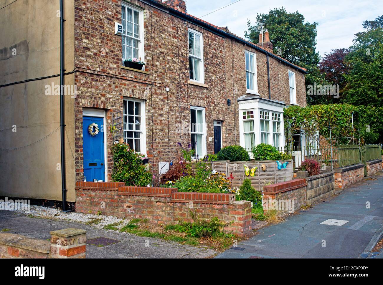 Cottages, Heworth, York, England Stock Photo - Alamy