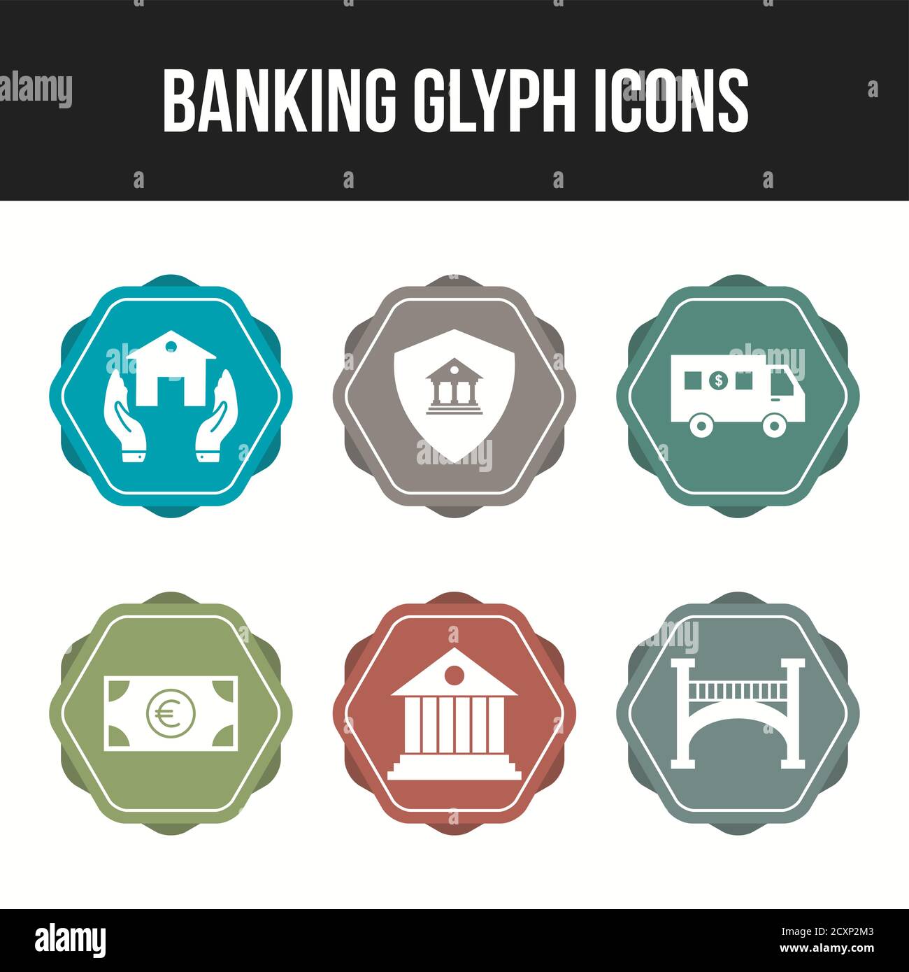 Unique Banking icons for personal and commercial use Stock Vector Image ...