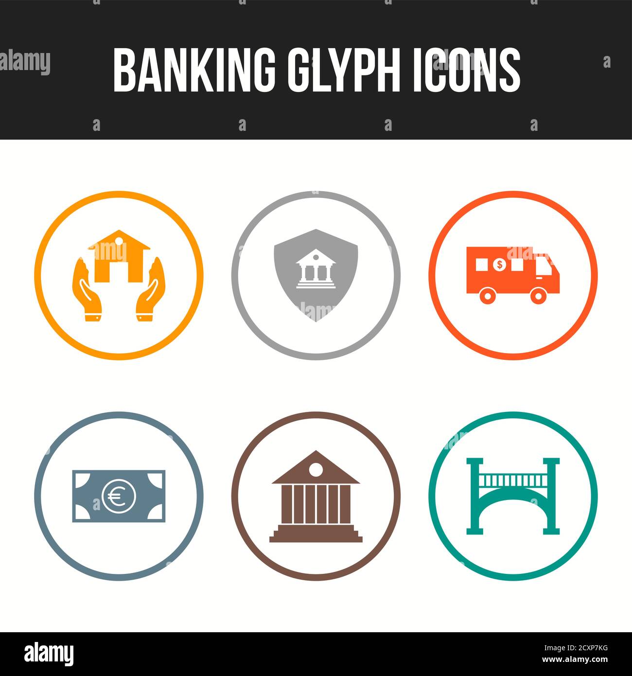 Unique Banking icons for personal and commercial use Stock Vector Image ...