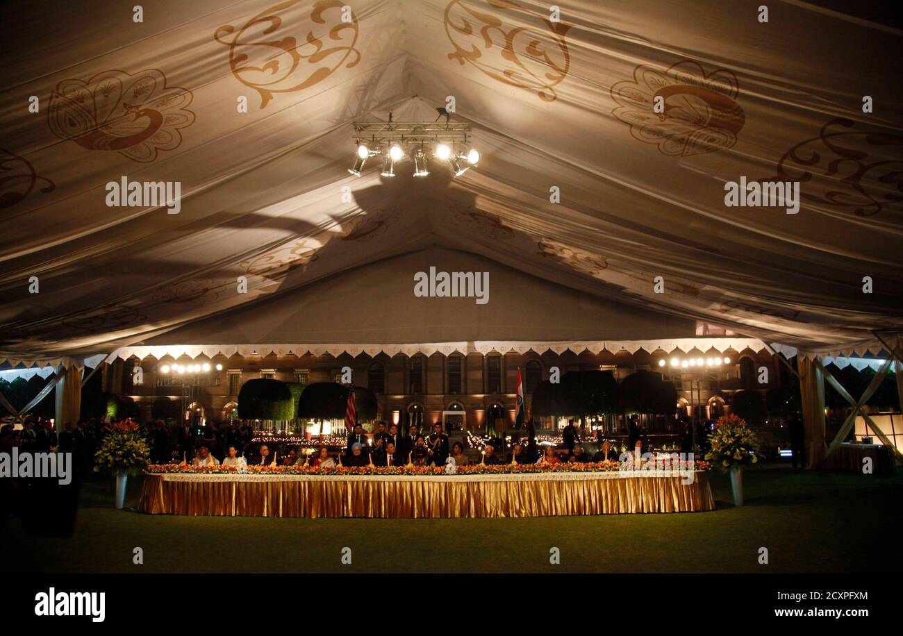 Rashtrapati bhavan dinner hi-res stock photography and images - Alamy
