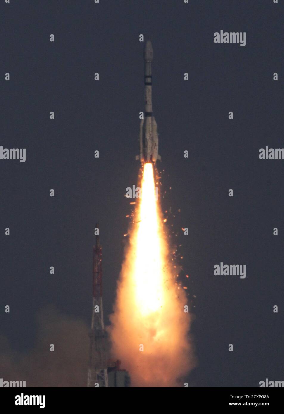 Indian satellite launch vehicle hi-res stock photography and images - Alamy