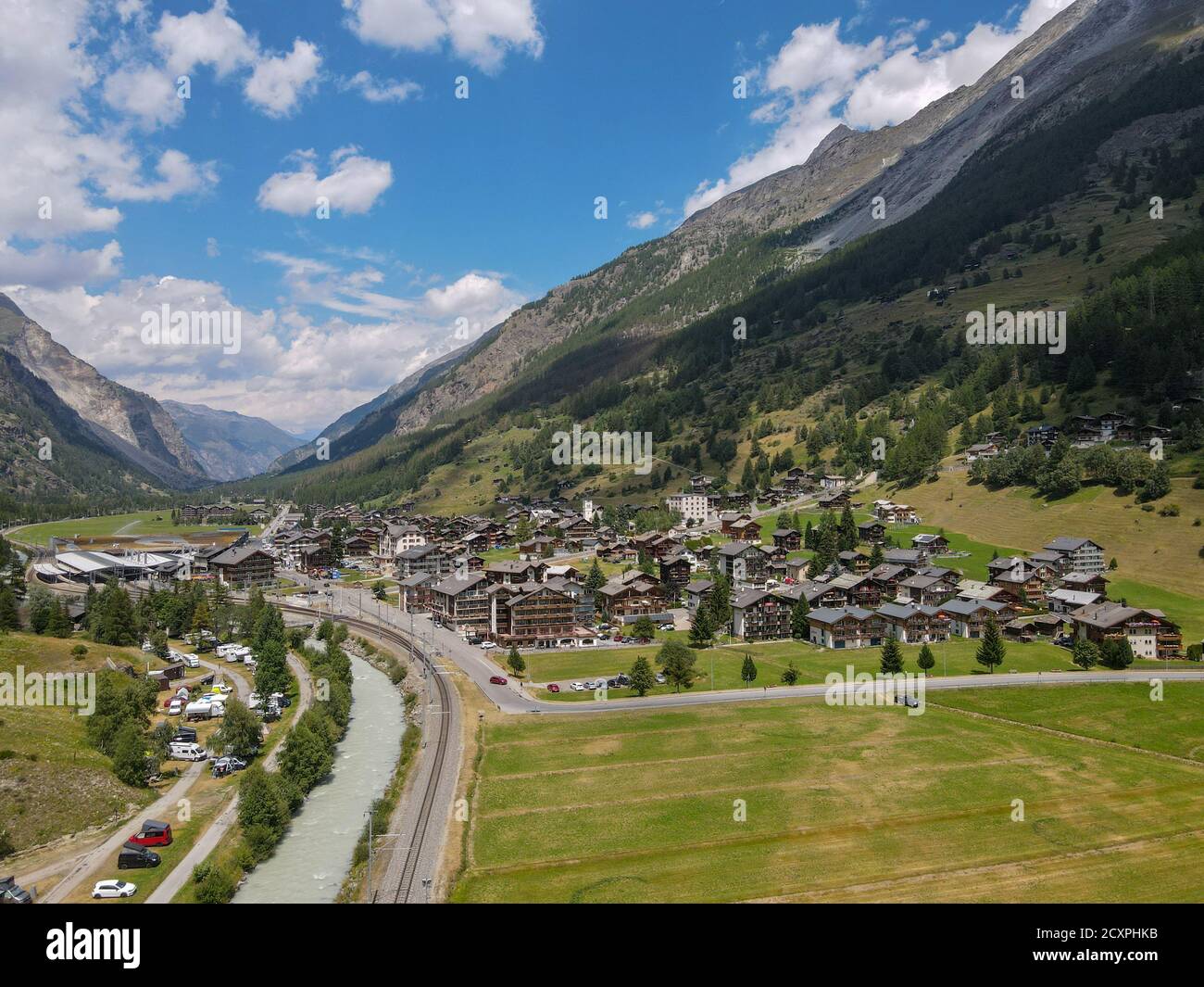 Aerial view of tasch hi-res stock photography and images - Alamy