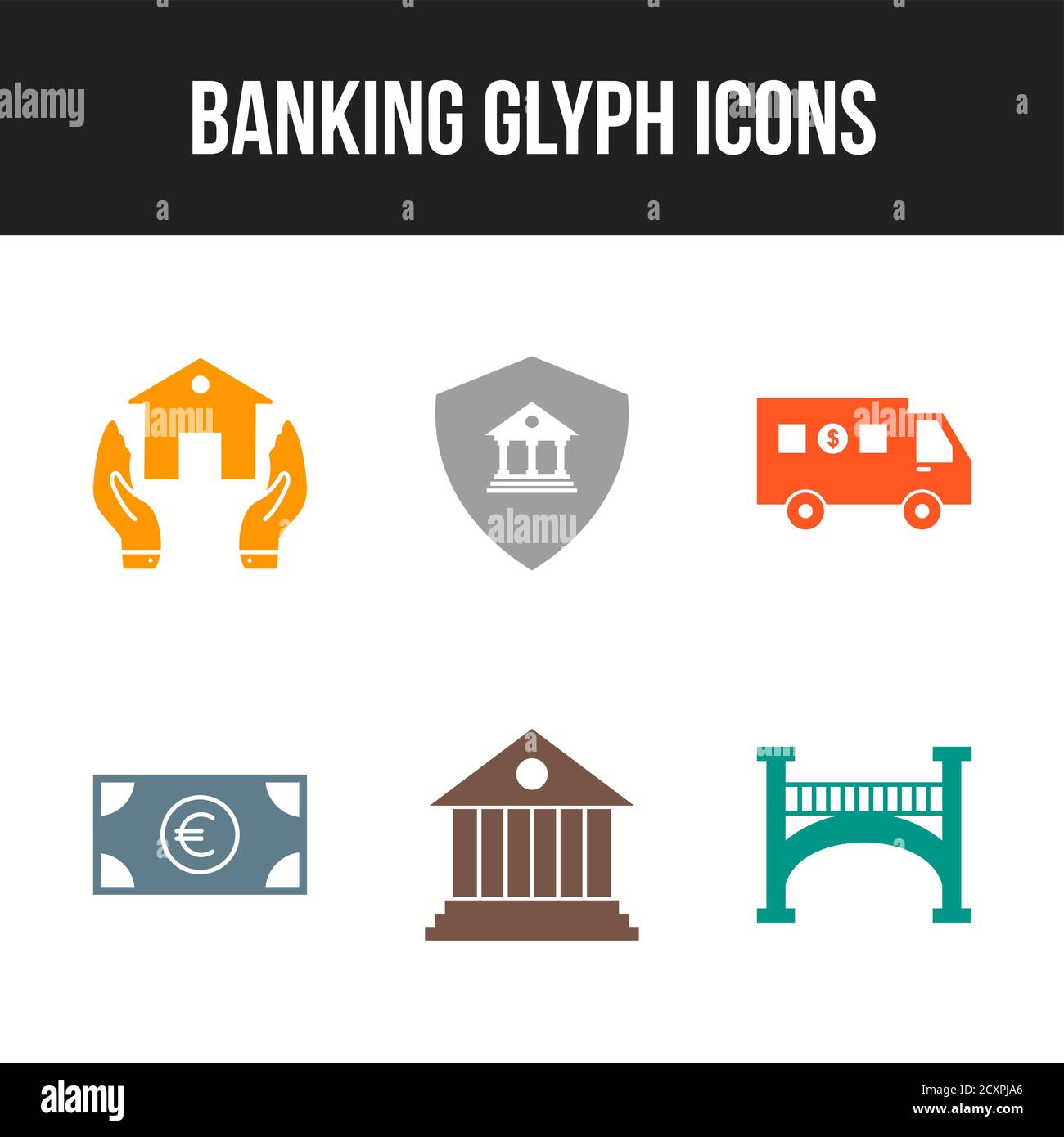 Unique Banking icons for personal and commercial use Stock Vector Image ...